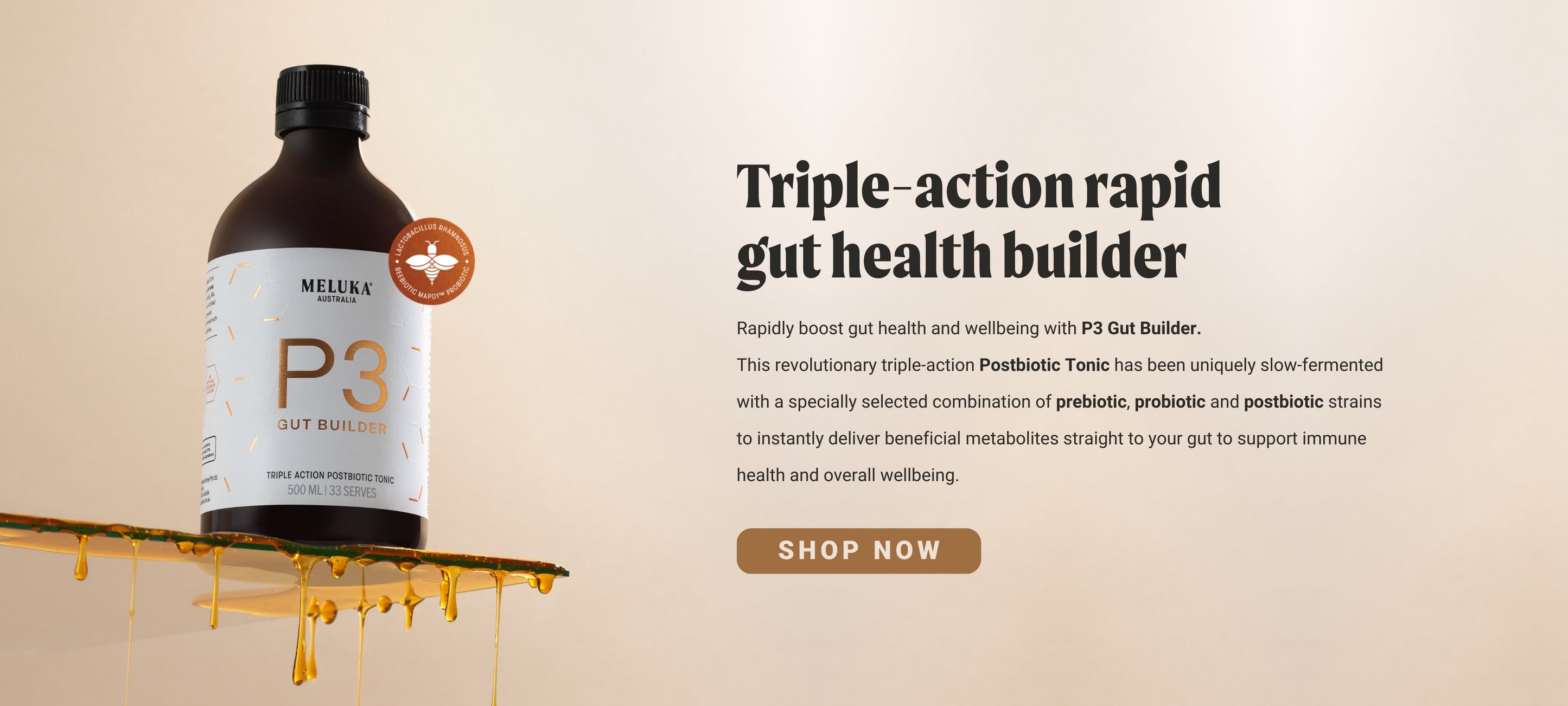 Meluka Australia: Wellbeing starts with your gut.